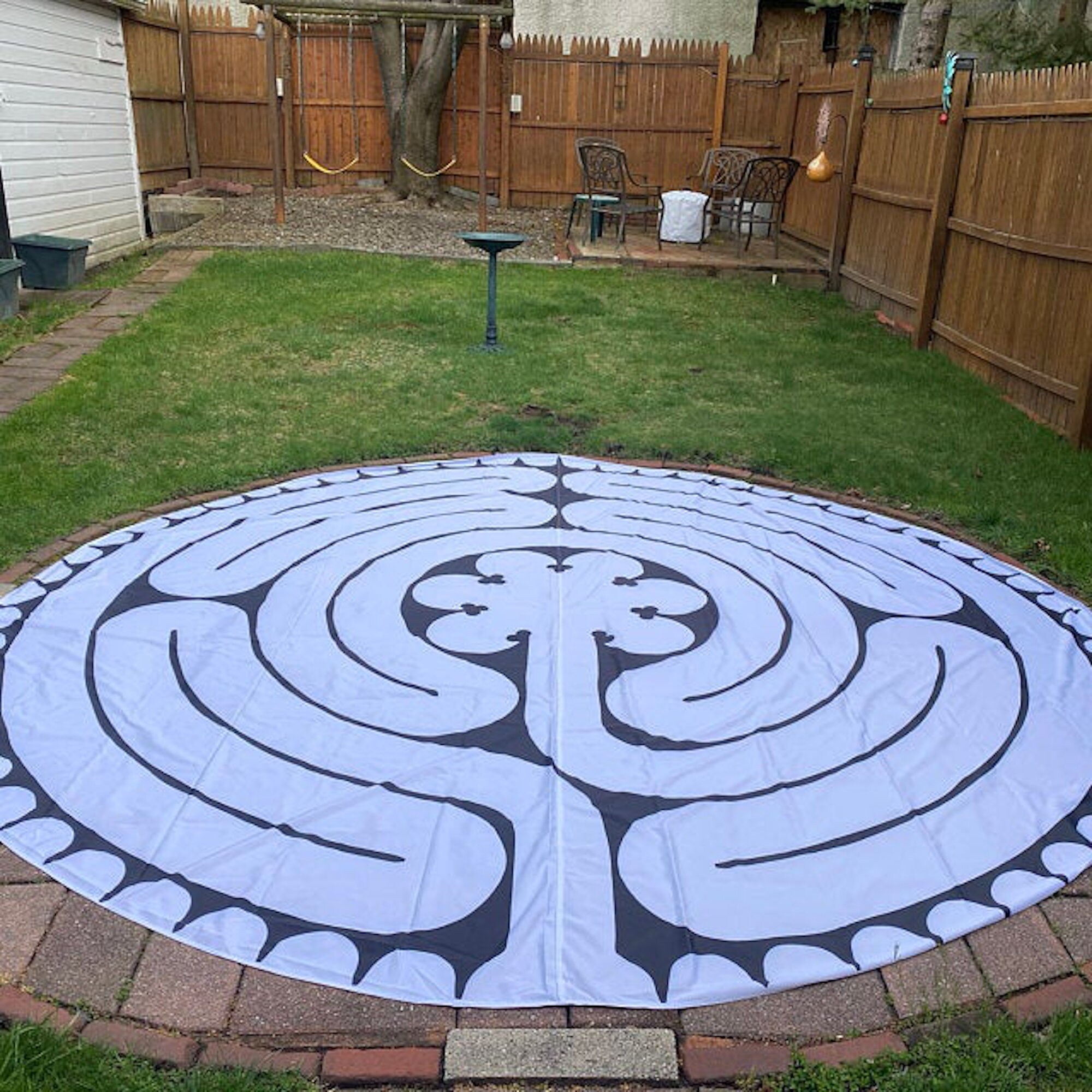 Custom LARGE Portable Labyrinth for Meditation at Home LARGE - Etsy