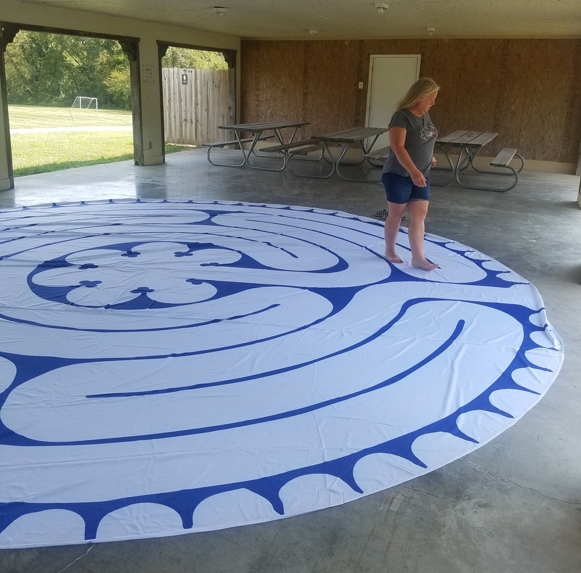 Custom LARGE Portable Labyrinth for Meditation at Home LARGE - Etsy