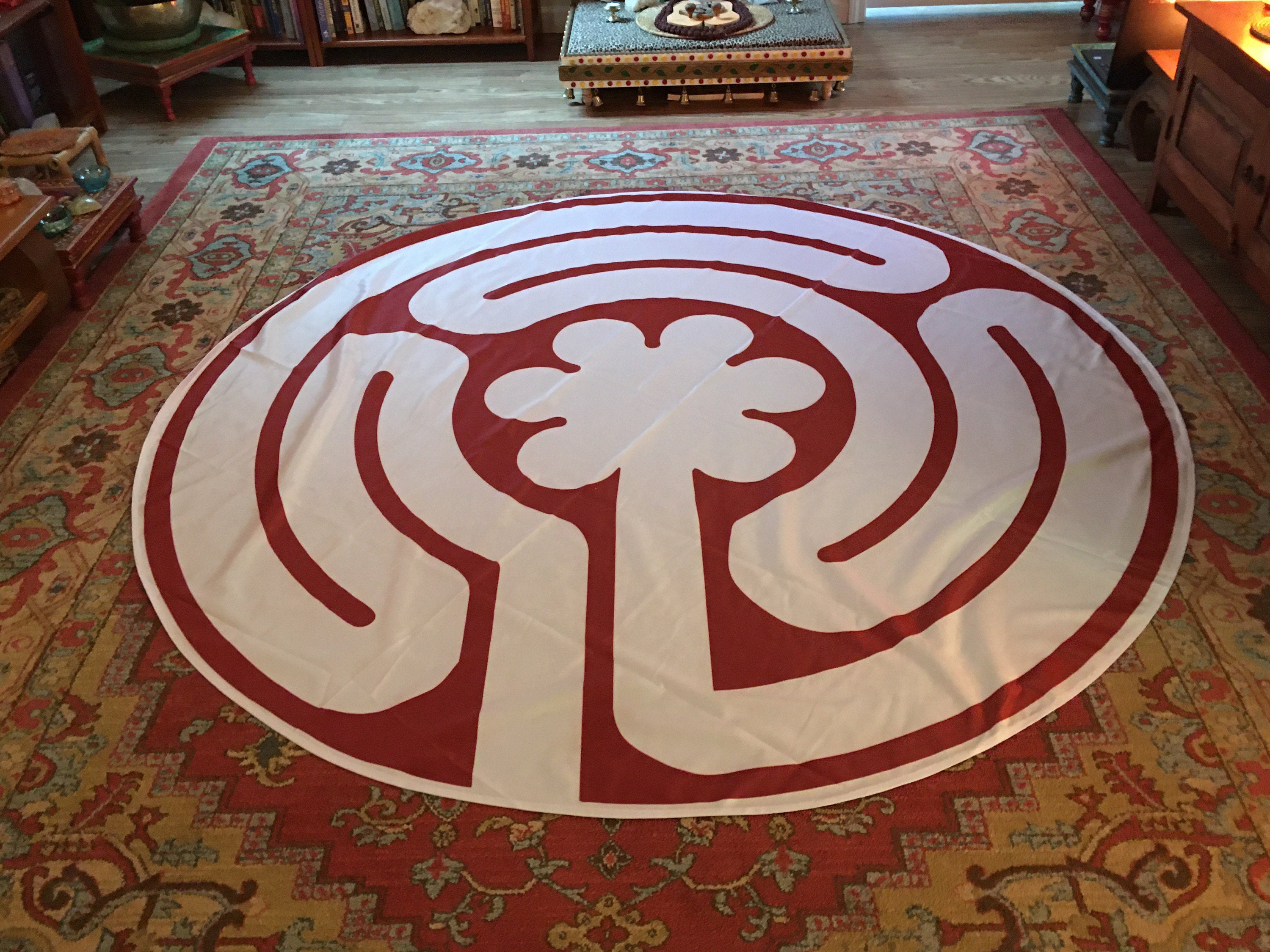 Custom SMALL Portable Labyrinth for Meditation at Home, PERSONAL SIZE ...