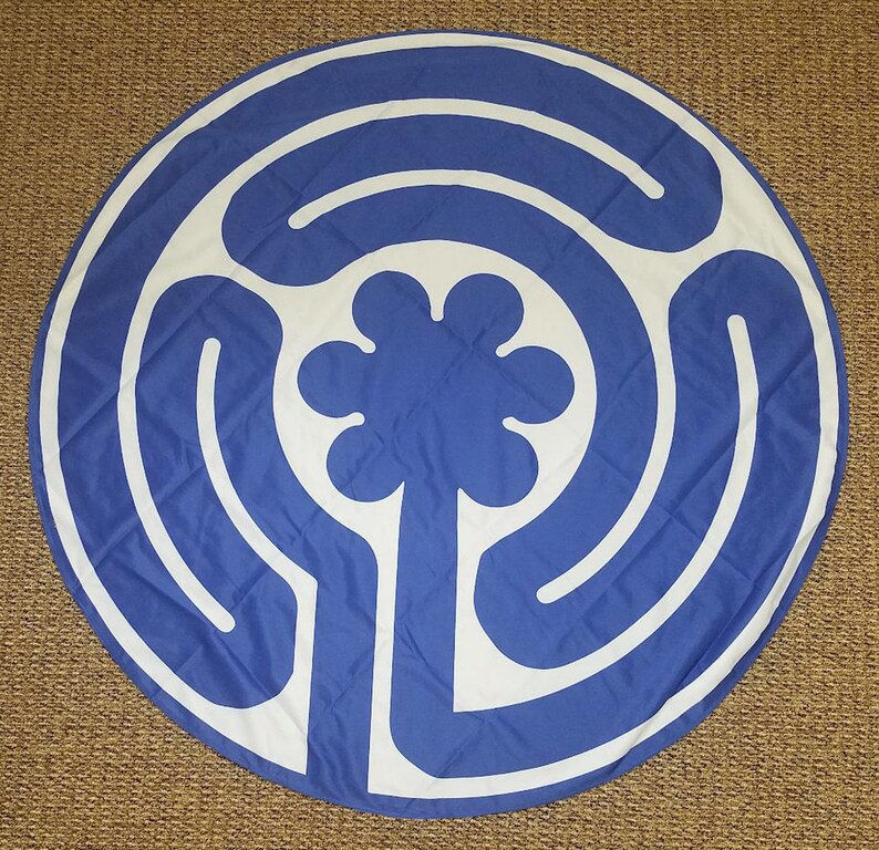 Custom SMALL Portable Labyrinth for Meditation at Home, PERSONAL SIZE ...