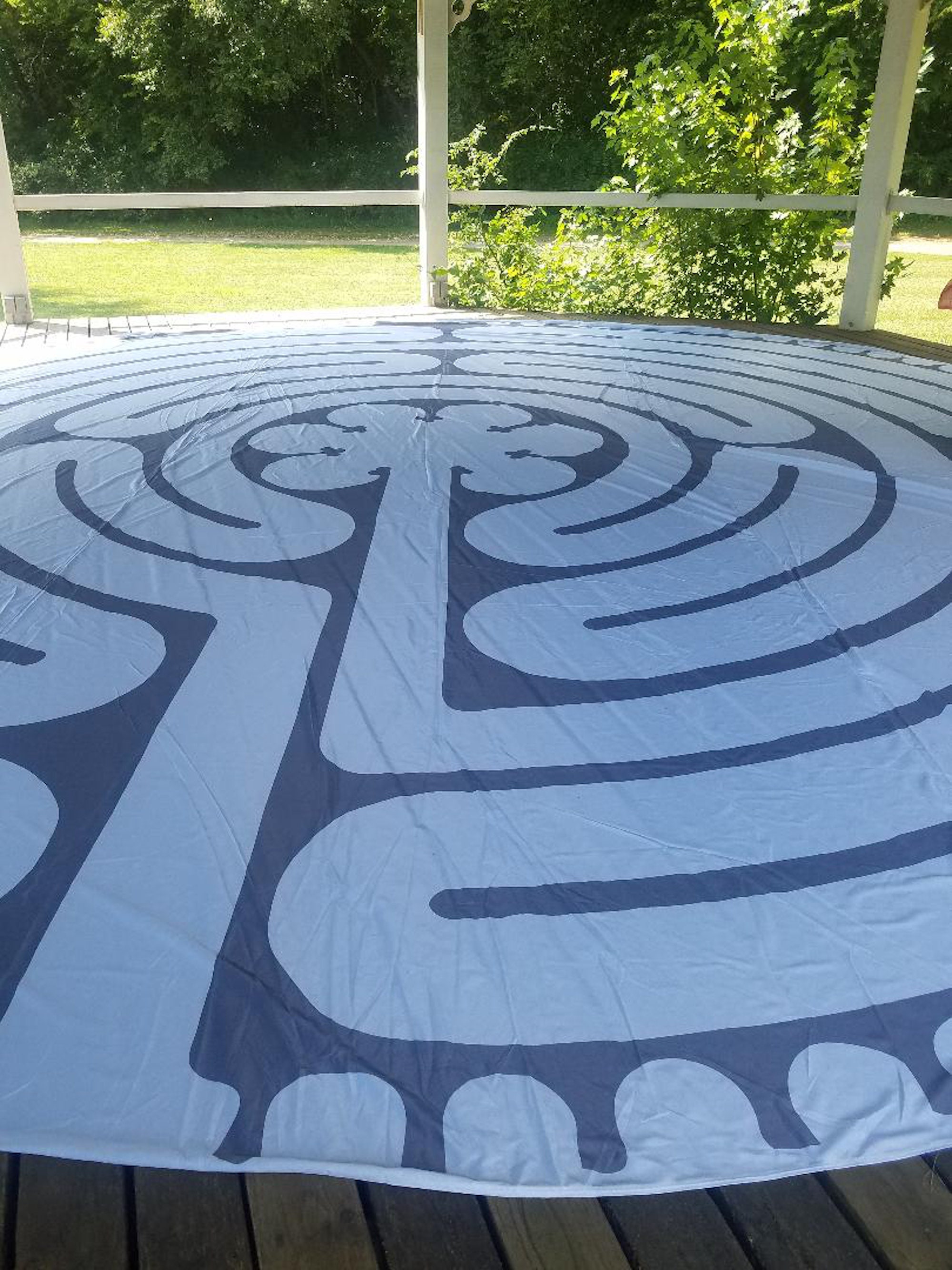 Custom EXTRA LARGE 22-30 FOOT 7circuit Portable Labyrinth for ...