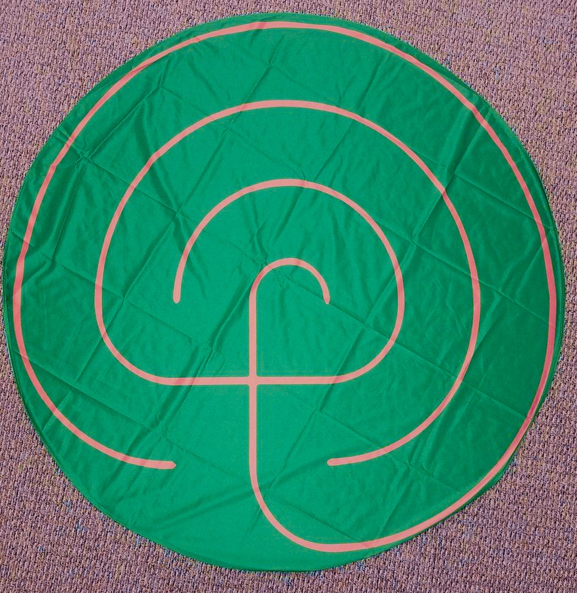 Custom SMALL Portable Labyrinth for Meditation at Home, PERSONAL SIZE ...