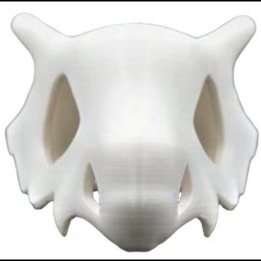 3D Printed Cubone Skull - Etsy