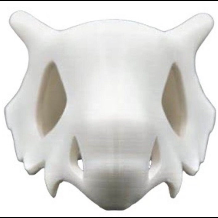 3D Printed Cubone Skull - Etsy