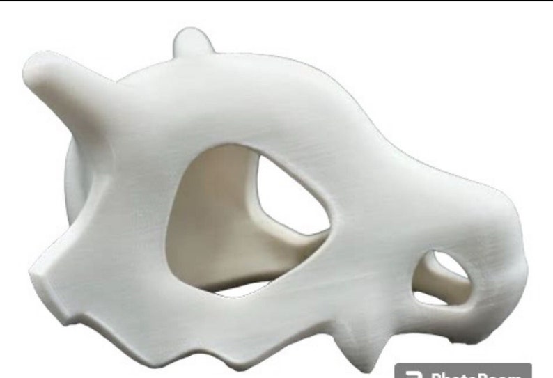 3D Printed Cubone Skull - Etsy