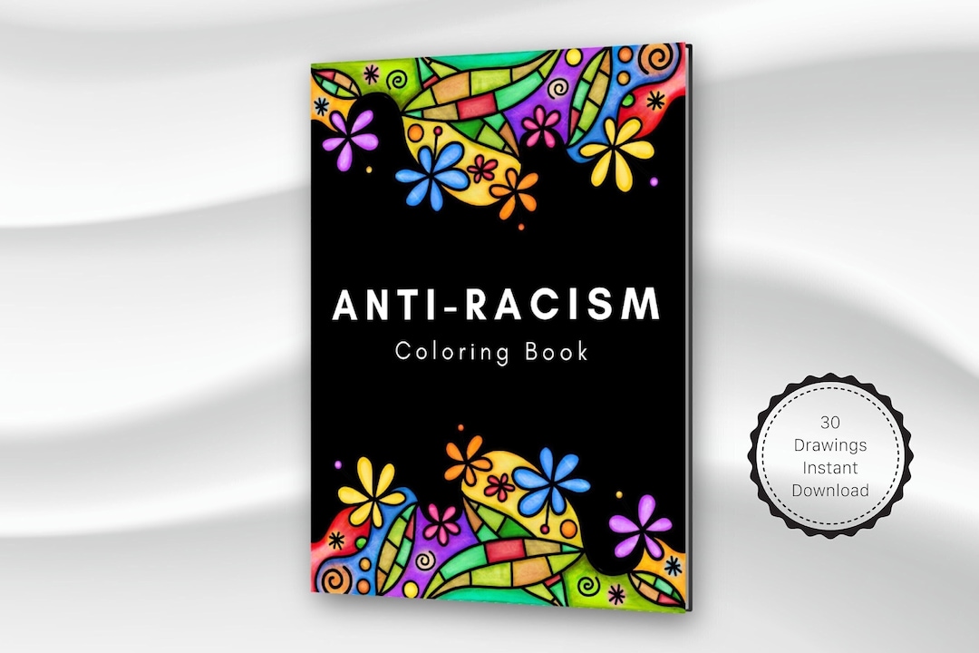 Anti-racism Coloring Book Black Lives Matter Civil Rights - Etsy