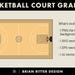 Basketball Court Graphic | Graphic Object | Sports Element | PNG | SVG ...