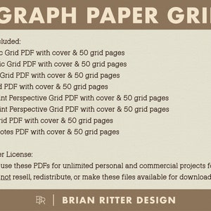 8 Graph Paper Grids | PDF | Templates | Drawing | Goodnotes ...