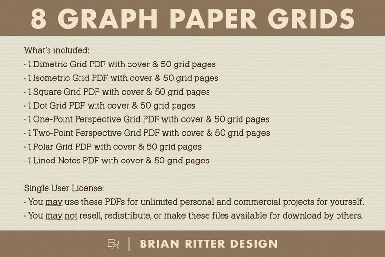 8 Graph Paper Grids | PDF | Templates | Drawing | Goodnotes ...