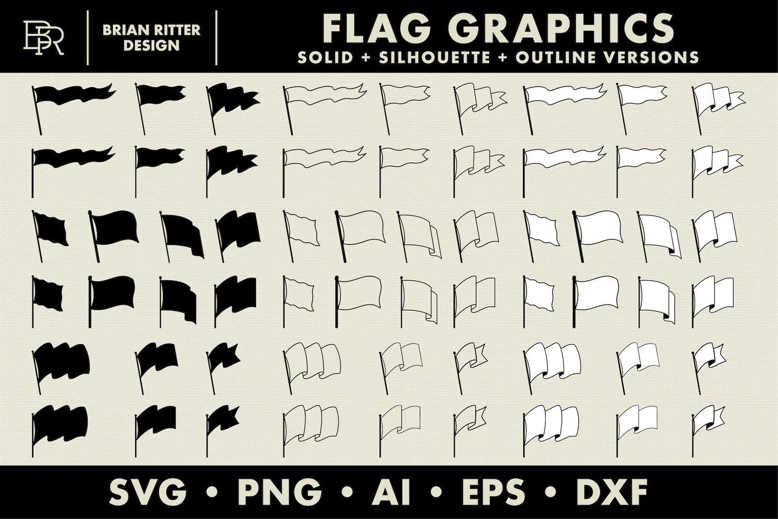 Flag Graphics | Banners | Pennants | Flags | PNG | SVG | DXF | Digital ...