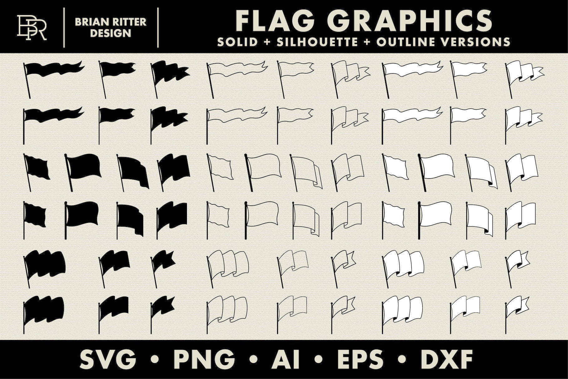 Flag Graphics | Banners | Pennants | Flags | PNG | SVG | DXF | Digital ...
