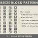 Breeze Block Patterns | Mid-century Architecture | PNG | SVG | DXF ...