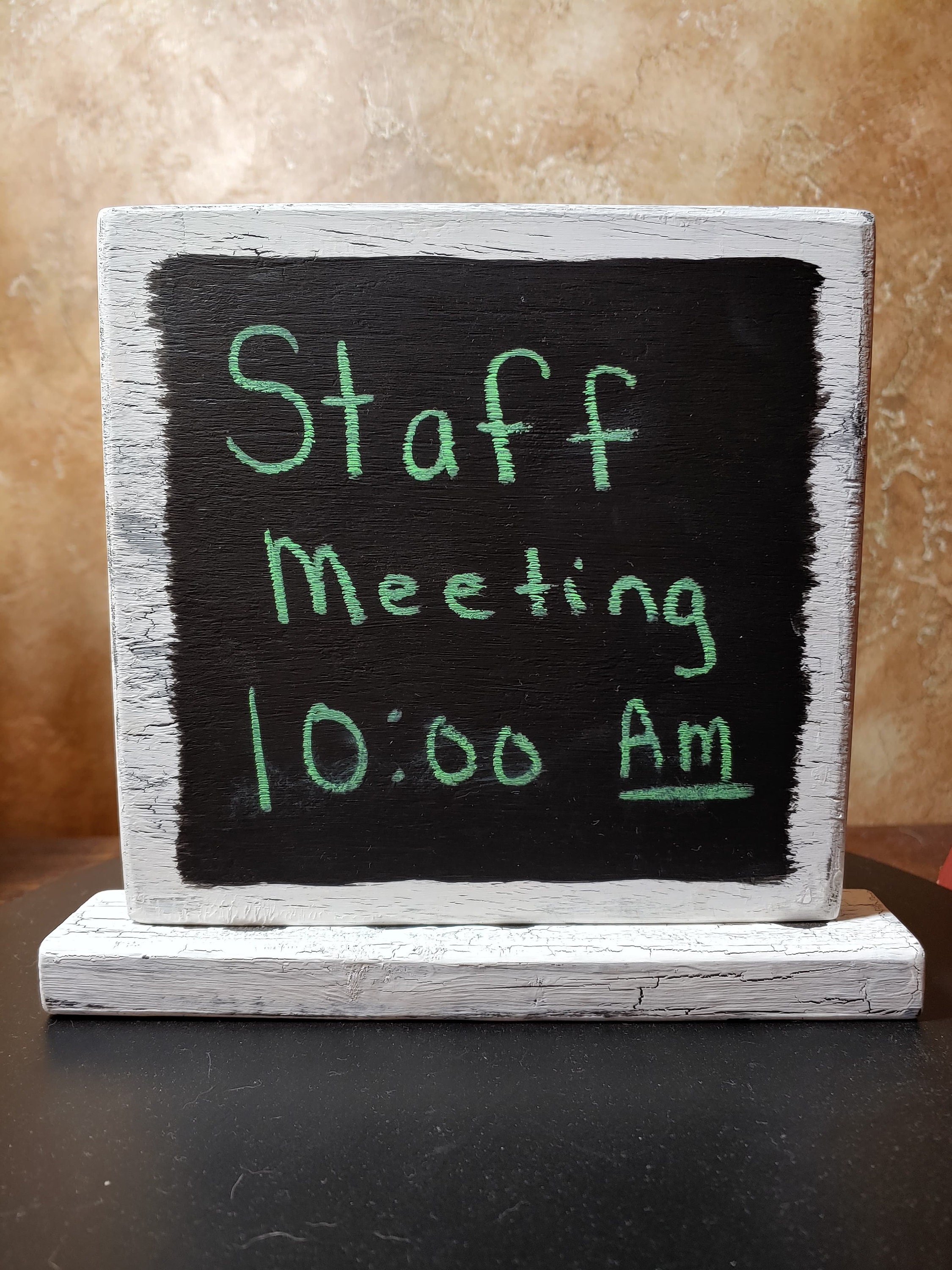 Double Sided, Freestanding Chalkboard Paint Table Top Sign Farmhouse ...