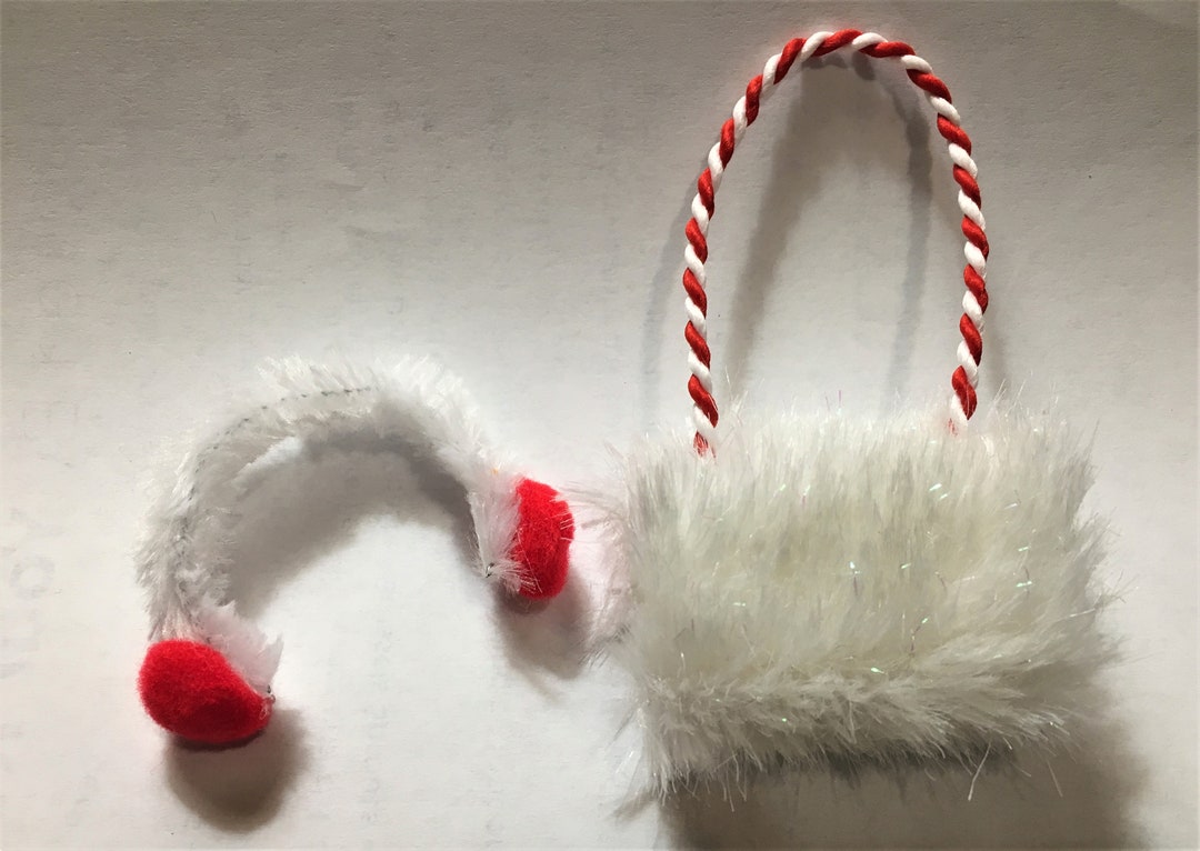 Red and White Ear Muffs and Muff by Christmas Shelf Clothes for 12 Inch ...