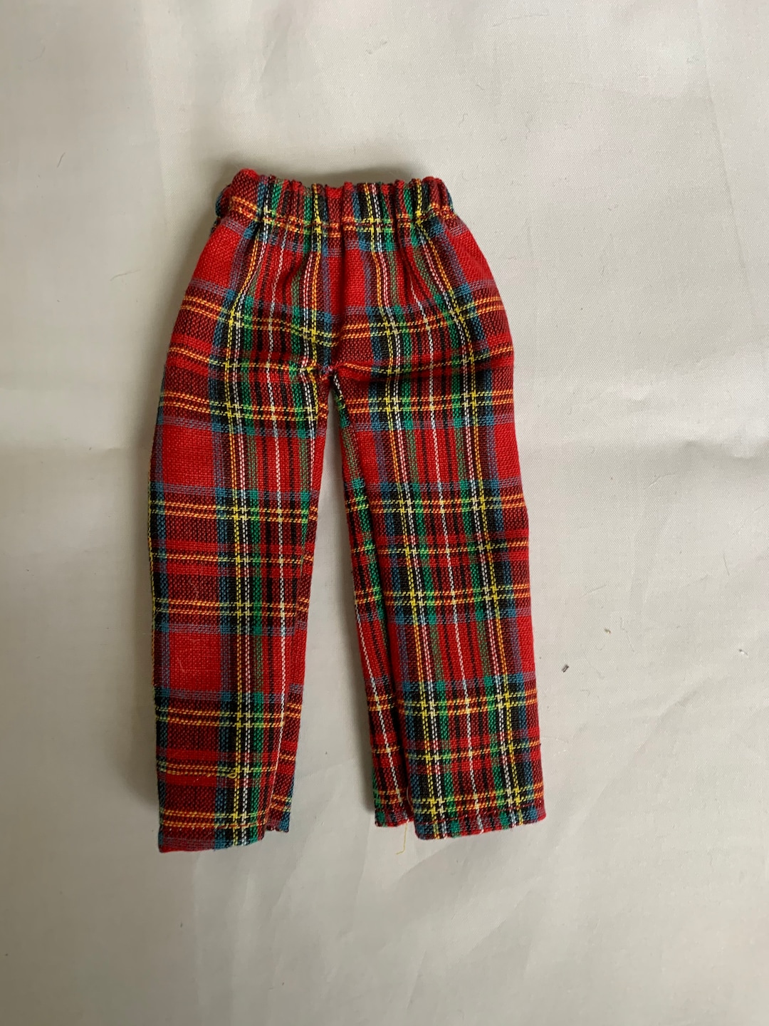 Red and Green Plaid Elf Pants by Christmas Shelf Clothes for 12 Inch ...