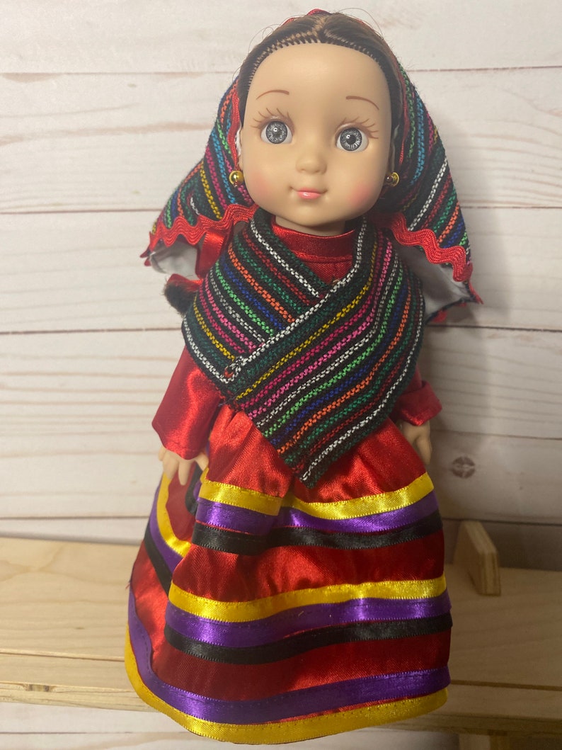 Handmade Doll Typical Dress Artisanal Mexican Dolls Mexican | Etsy