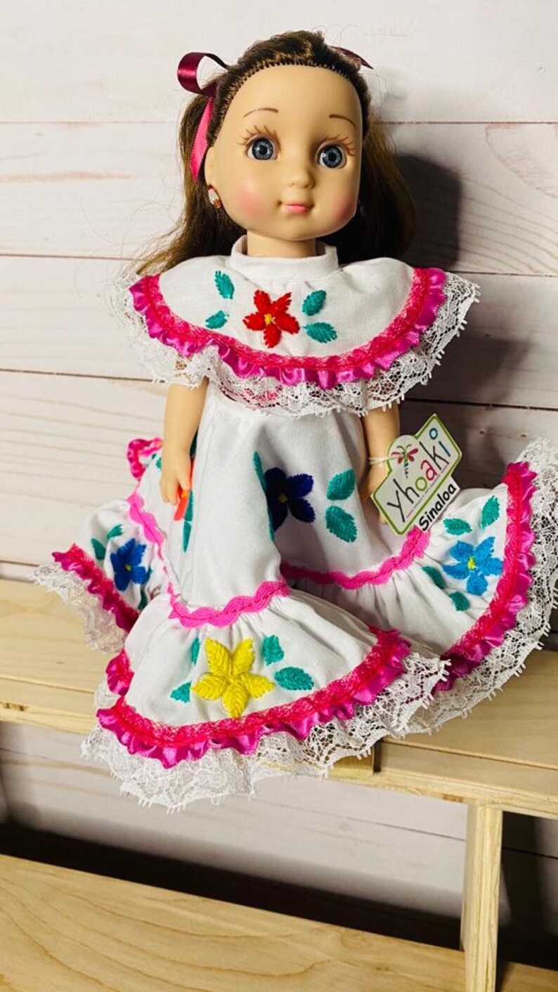 Handmade Doll Typical Dress Artisanal Mexican Dolls Mexican | Etsy