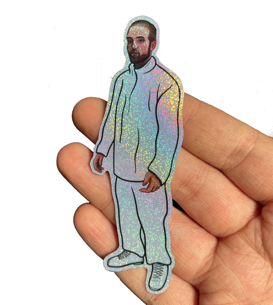 Skin of a Killer Holographic Glitter Sticker - Etsy