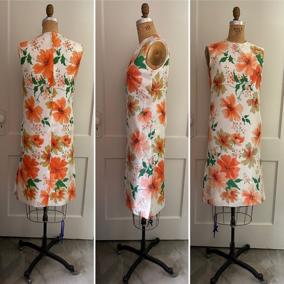 60s Pretty Floral Summer Dress - Gem