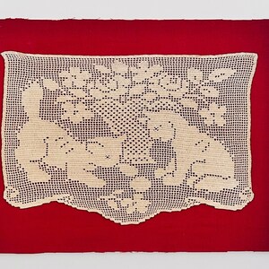 Kittens Filet Crochet Ready-to-frame Wall Hanging - Etsy