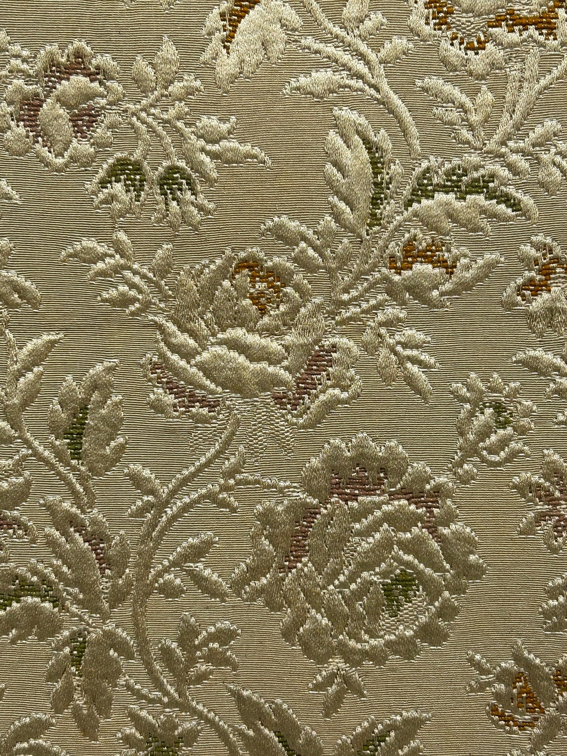 French 1920s Climbing Roses Intricate Brocade Jacquard - Etsy