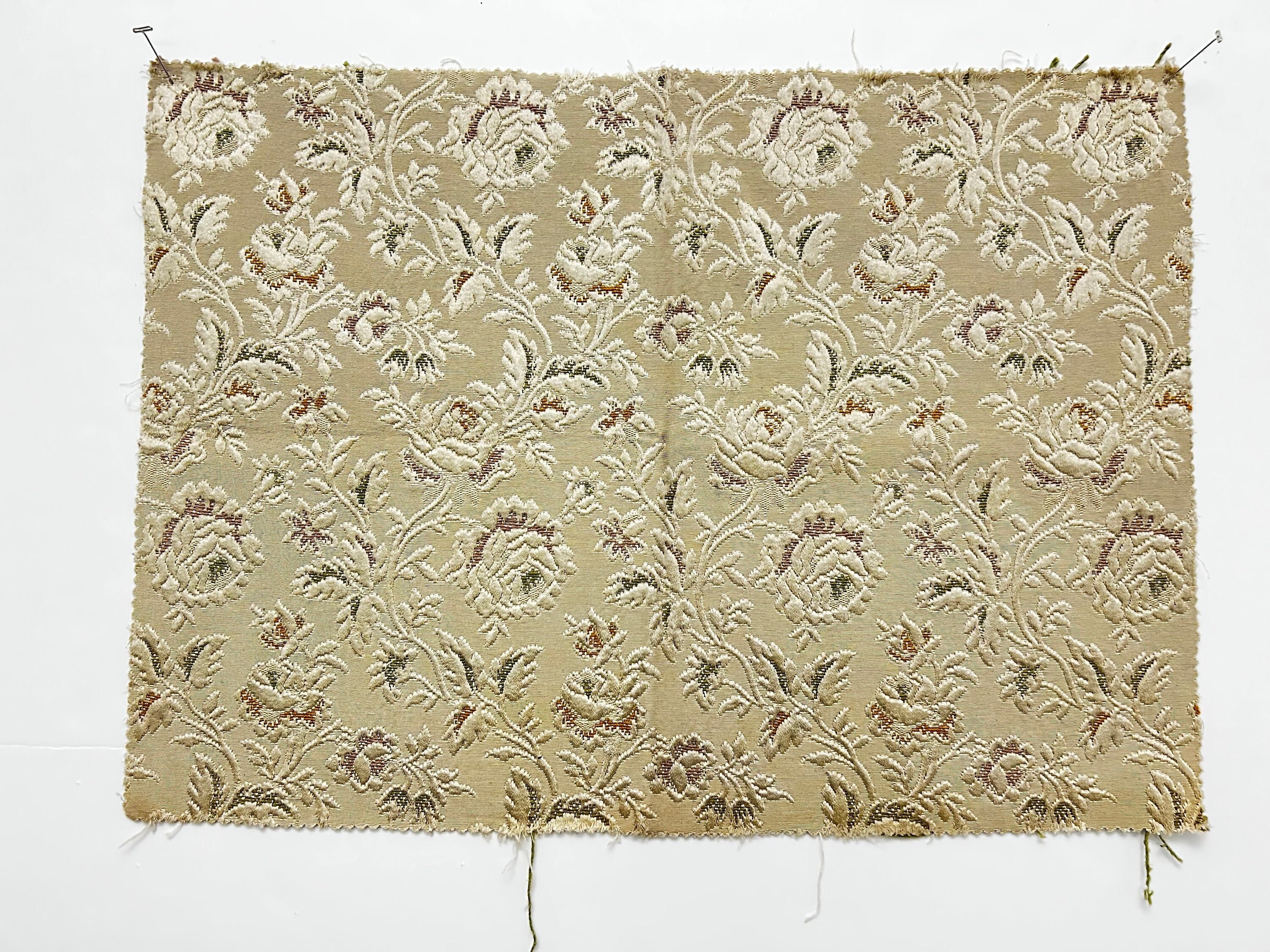 French 1920s Climbing Roses Intricate Brocade Jacquard - Etsy