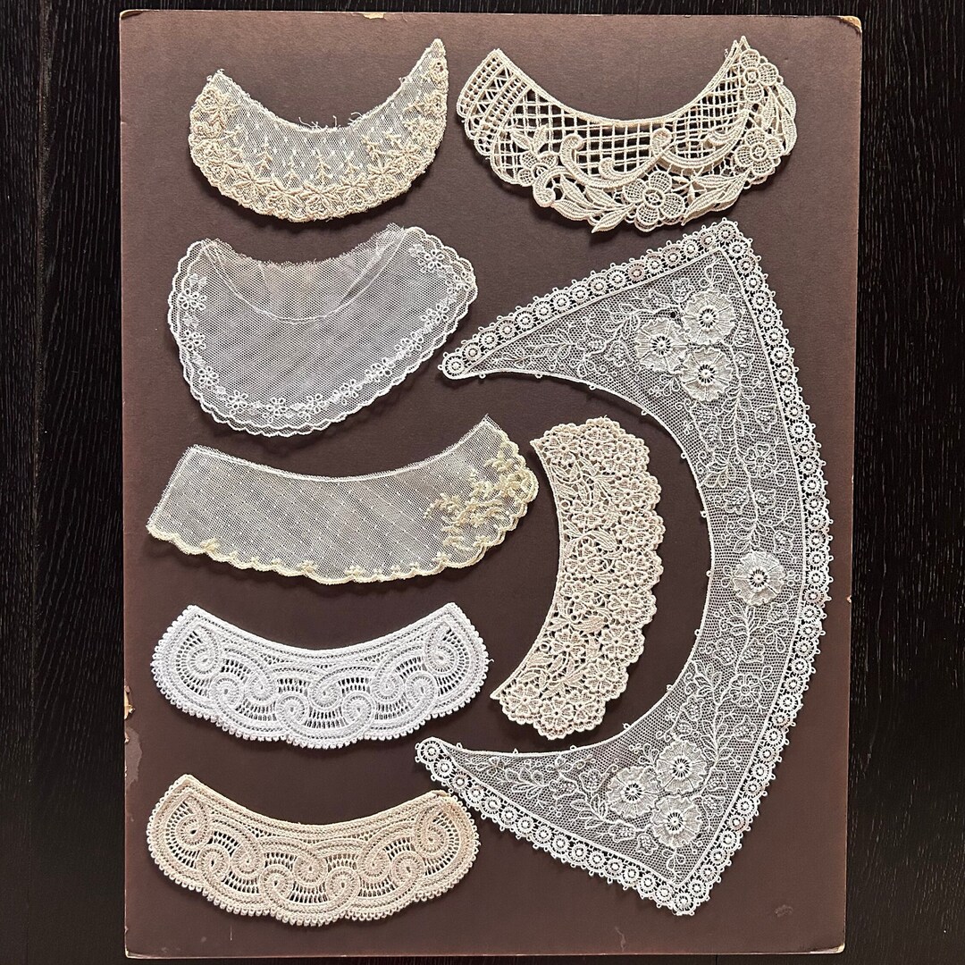 Set of 8 Lace Collars - 1960-70s - Etsy