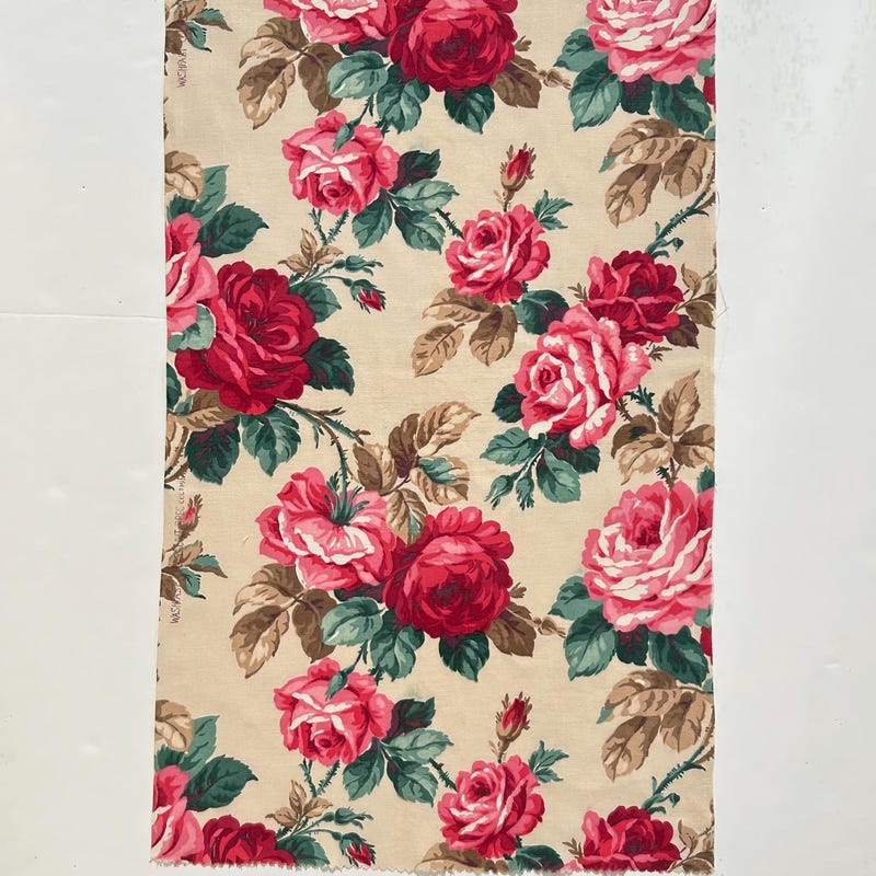 Cabbage Rose Pillow - Etsy