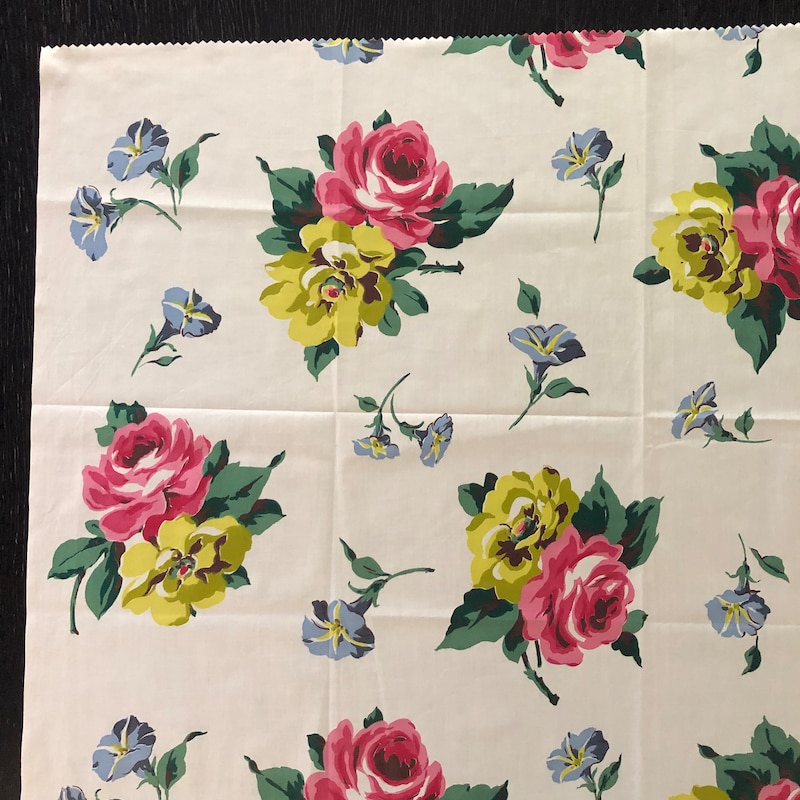 Floral Chintz Fabric - Etsy