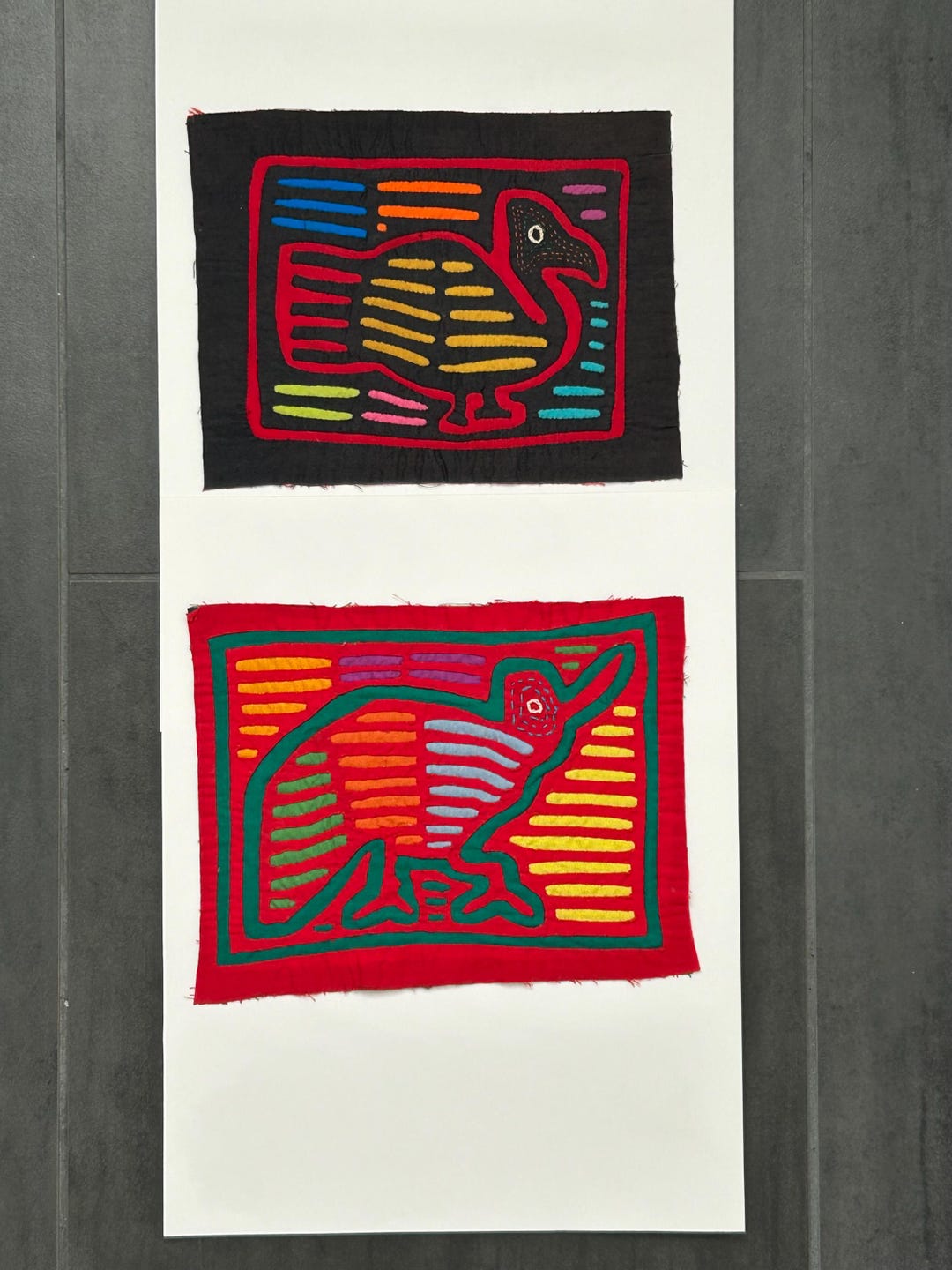 Birds - 2 Molas From Panama - Hand Embroidered - Etsy