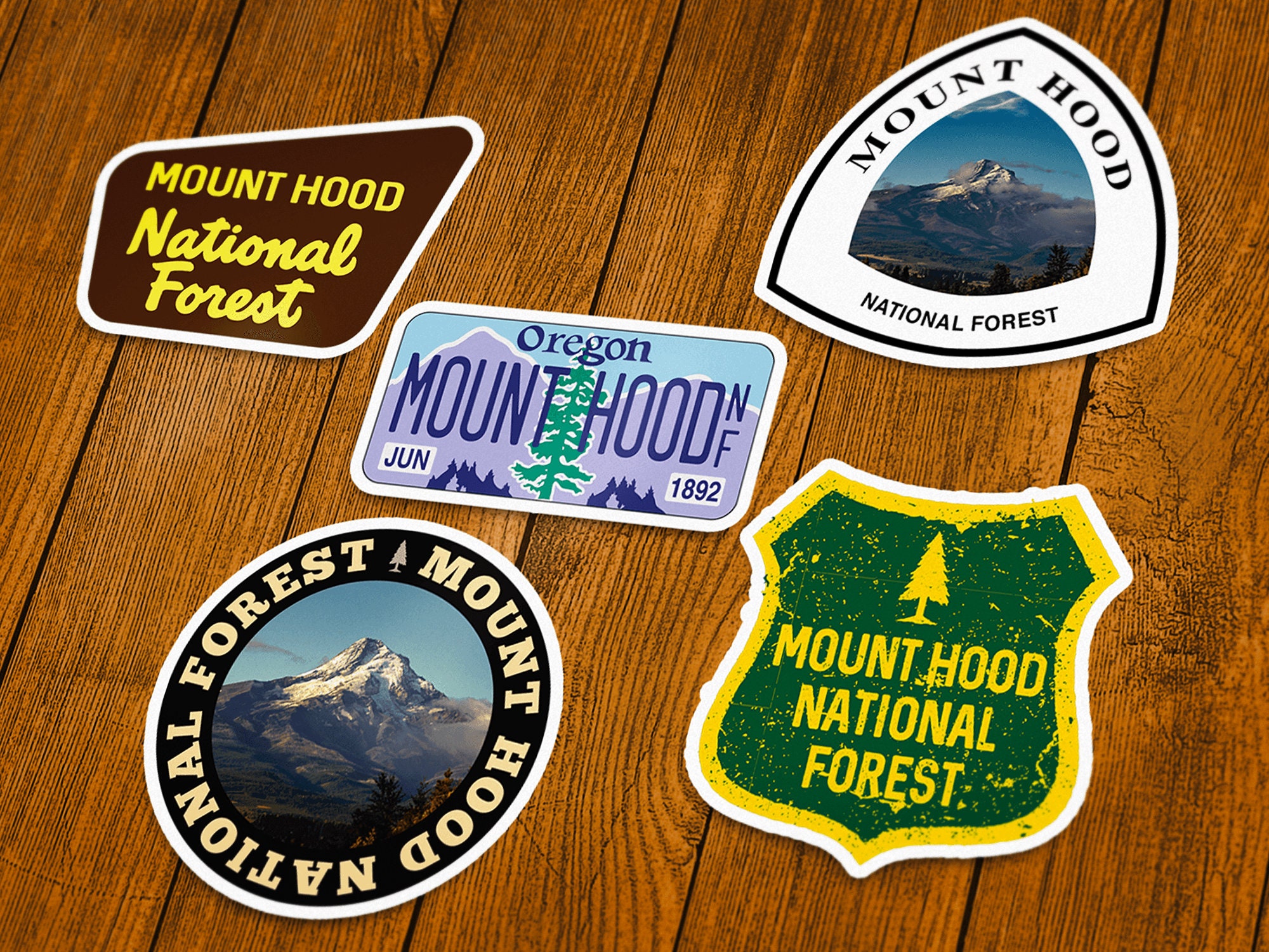 Mount Hood National Forest Vinyl Sticker | Choose 1 Decal or Get Them ...