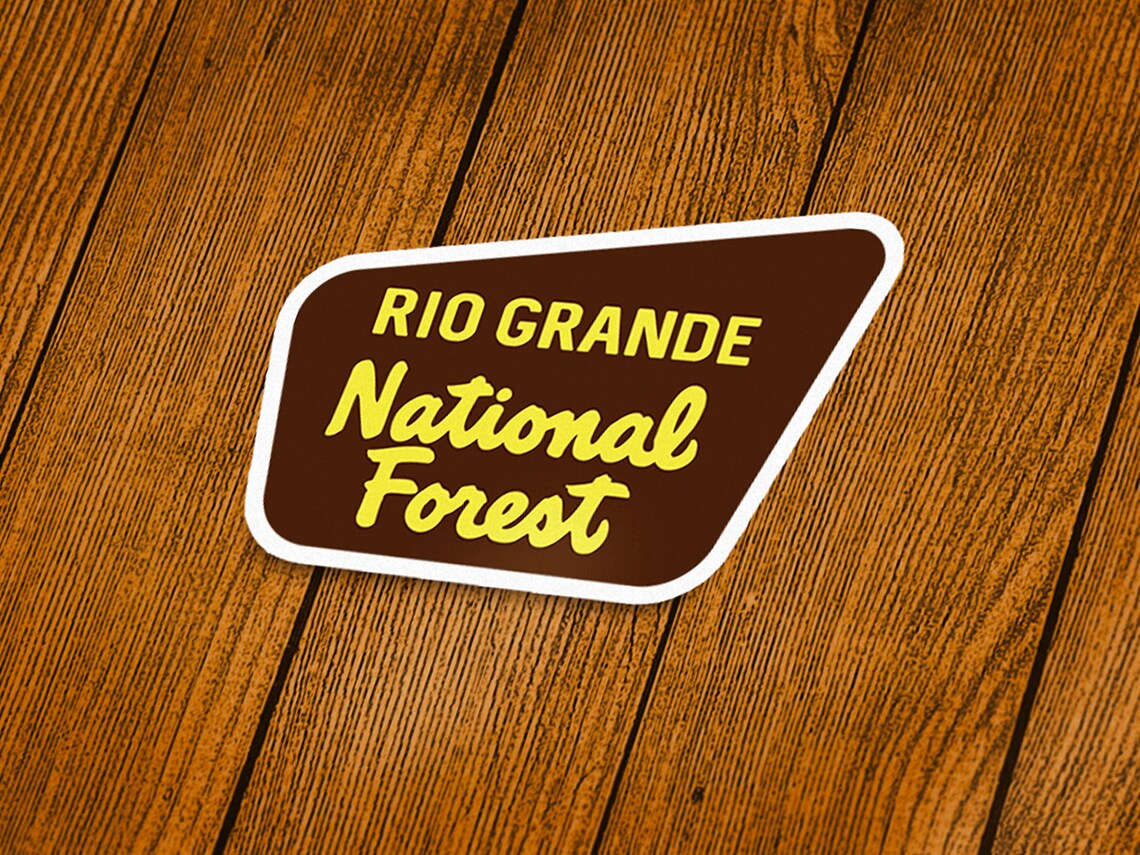 Rio Grande National Forest Vinyl Sticker Choose 1 Decal or - Etsy