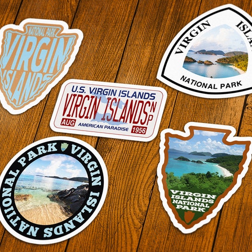 Virgin Islands National Park Sticker: USVI National Park Decal - Etsy