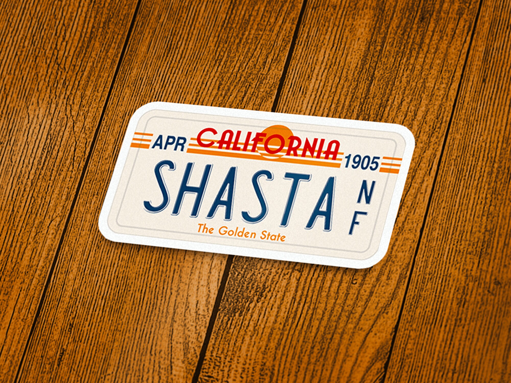 Shasta National Forest Vinyl Sticker | Choose 1 Decal or Get Them All ...