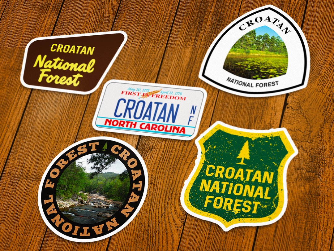 Croatan National Forest Vinyl Sticker | Choose 1 Decal or Get Them All ...