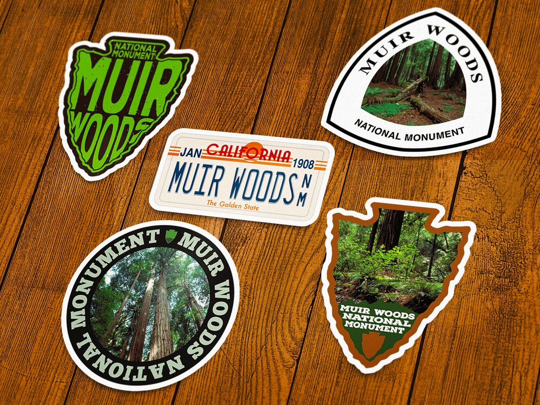 Muir Woods National Monument Vinyl Sticker | Choose 1 Decal or Get Them ...