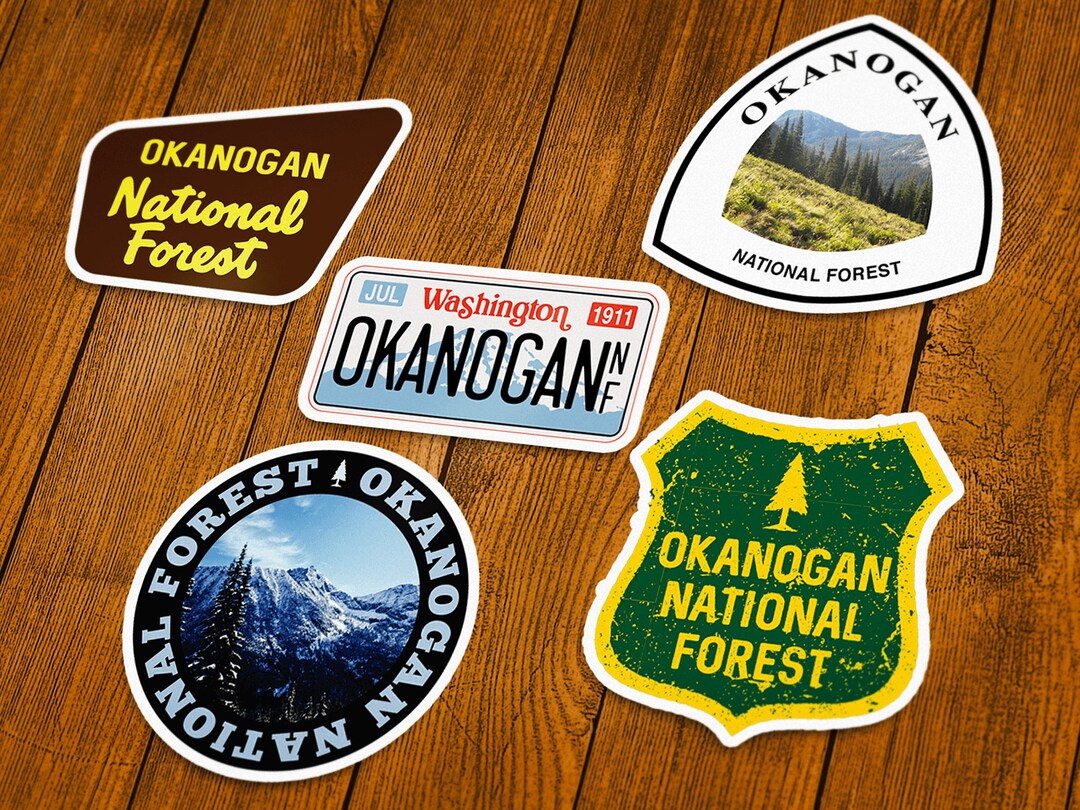 Okanogan National Forest Vinyl Sticker Choose 1 Decal or Get Them All ...