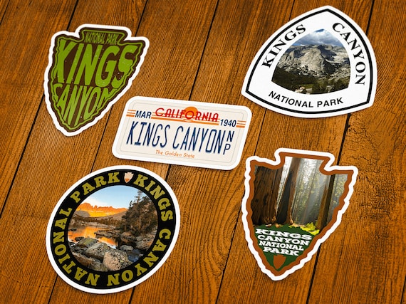 Kings Canyon National Park Vinyl Sticker Choose 1 Decal or | Etsy