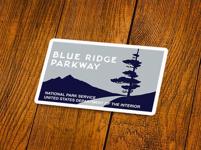 Blue Ridge Parkway Vinyl Sticker Choose 1 Decal or Get Them - Etsy