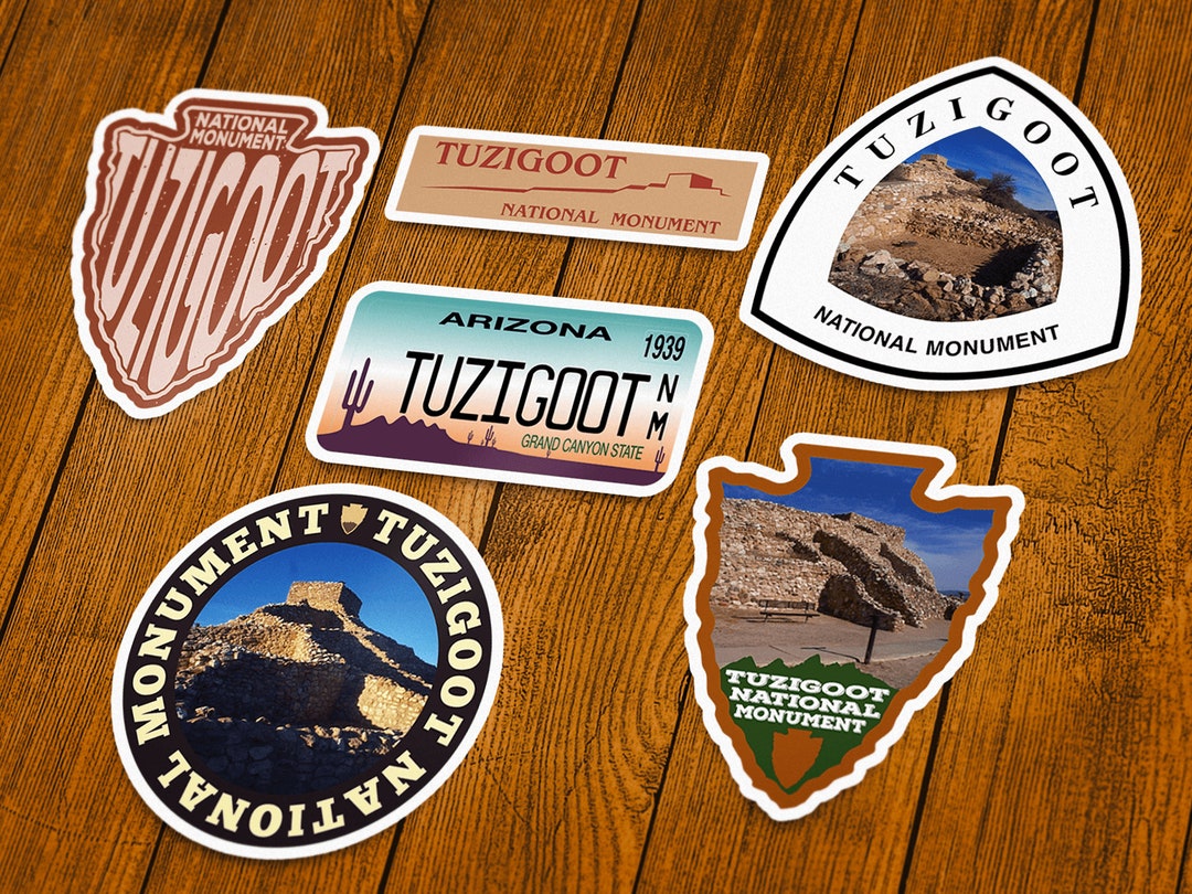 Tuzigoot National Monument Vinyl Sticker | Choose 1 Decal or Get Them ...
