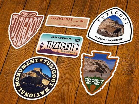 Tuzigoot National Monument Vinyl Sticker Choose 1 Decal or | Etsy