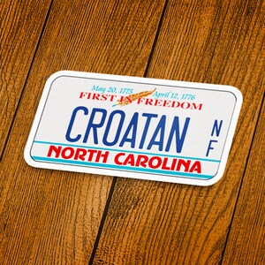 Croatan National Forest Vinyl Sticker | Choose 1 Decal or Get Them All ...