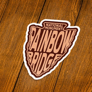 Rainbow Bridge National Monument Vinyl Sticker | Choose 1 Decal or Get ...