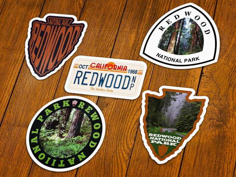 Redwood National Park Vinyl Sticker | Choose 1 Decal or Get Them All ...