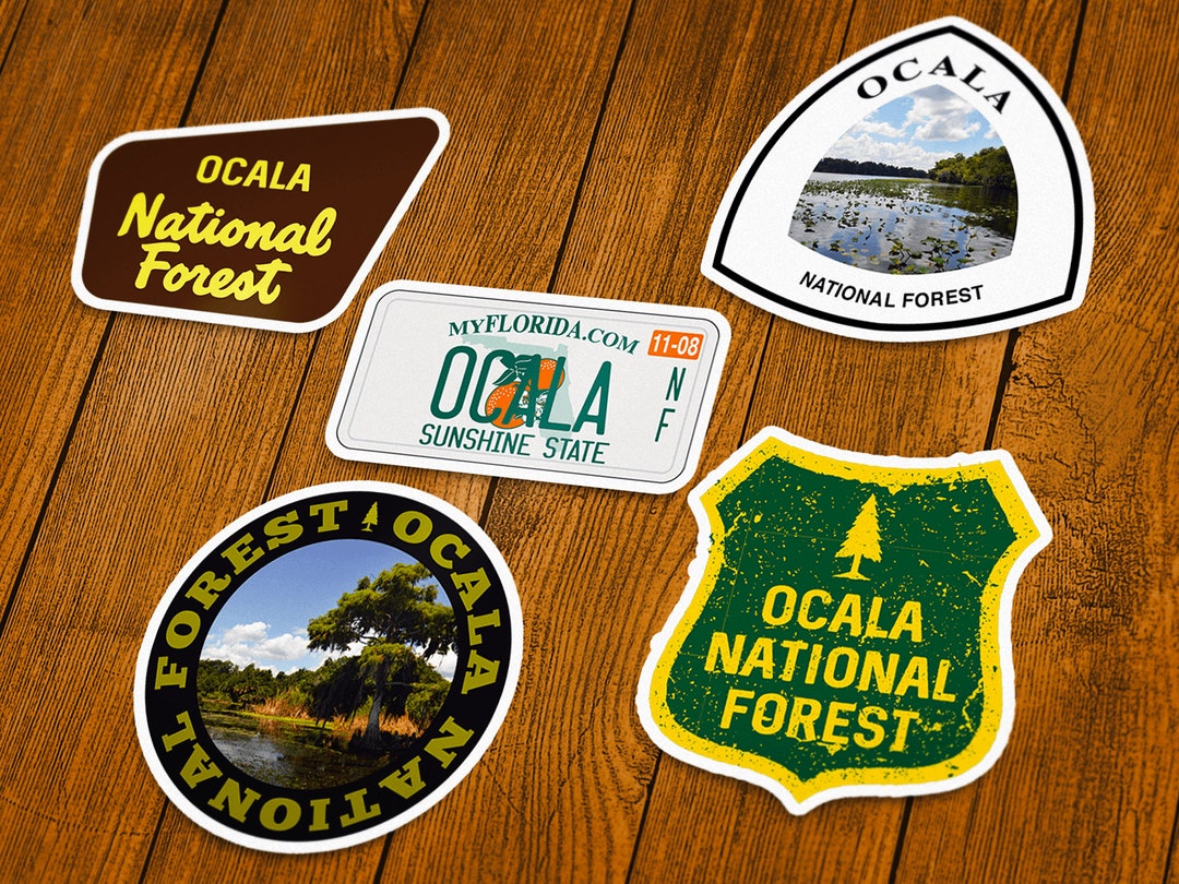 Ocala National Forest Vinyl Sticker | Choose 1 Decal or Get Them All ...