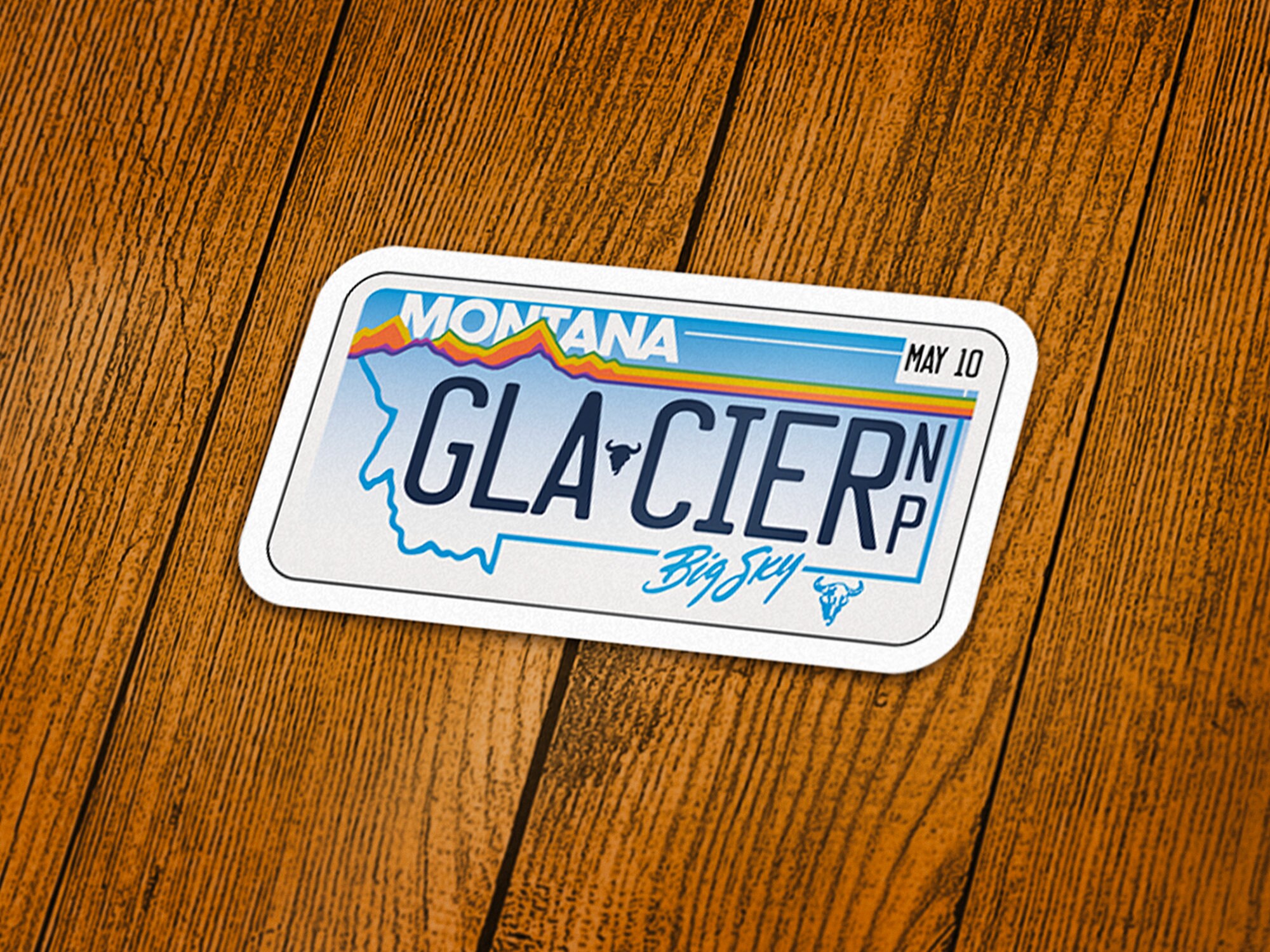 Glacier National Park Vinyl Sticker | Choose 1 Decal or Get Them All ...