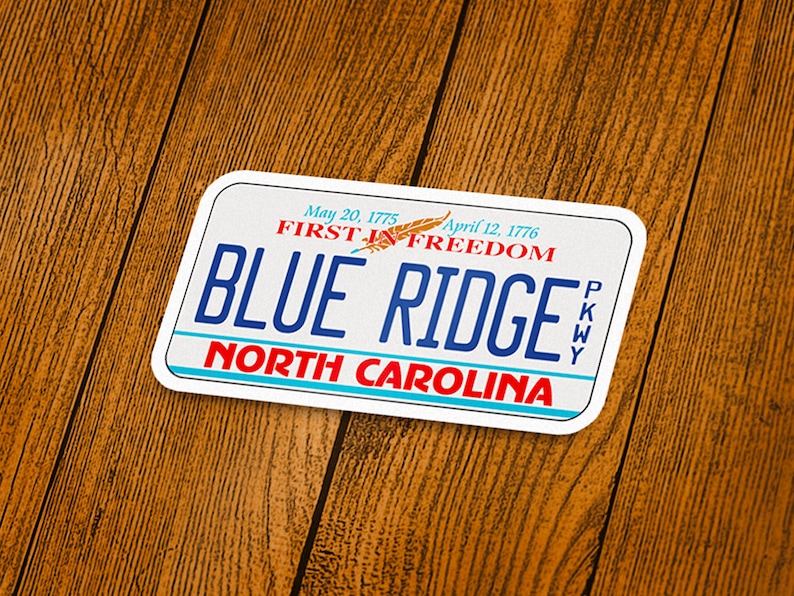 Blue Ridge Parkway Vinyl Sticker Choose 1 Decal or Get Them - Etsy
