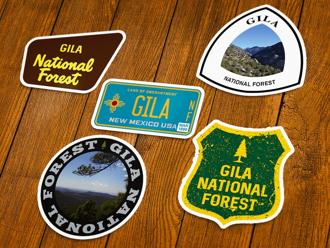 Gila National Forest Vinyl Sticker | Choose 1 Decal or Get Them All! - Etsy