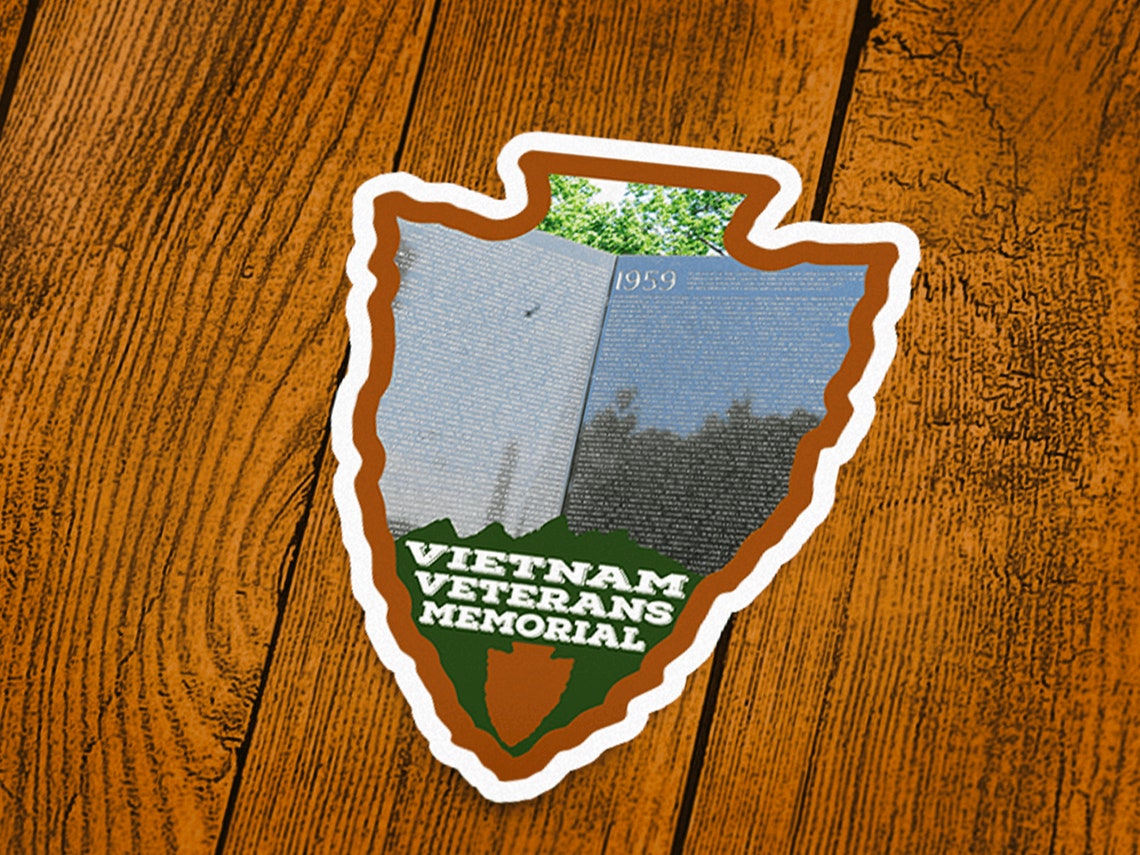 Vietnam Veterans Memorial Vinyl Sticker Choose 1 Decal or - Etsy