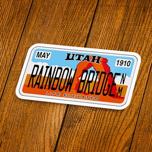 Rainbow Bridge National Monument Vinyl Sticker | Choose 1 Decal or Get ...
